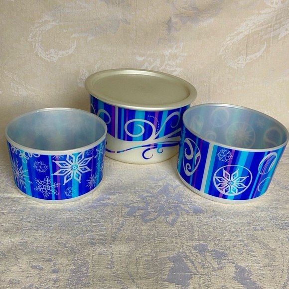 Tupperware | Kitchen | Tupperware Canister Set Winter Winds | Poshmark